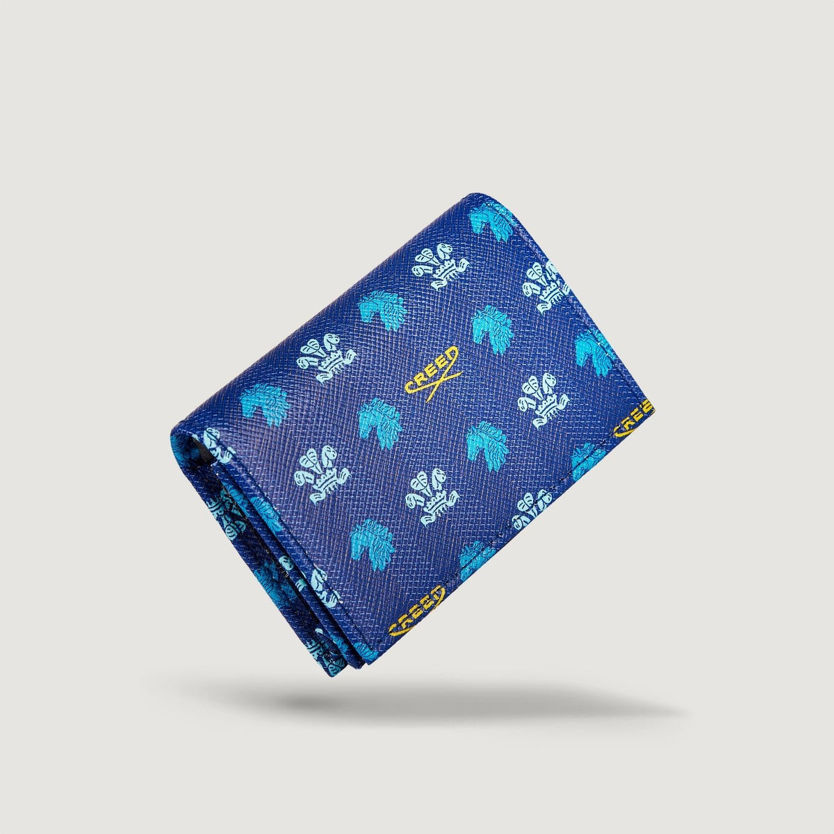 Leather Wallet Azul - Creed Boutique MX