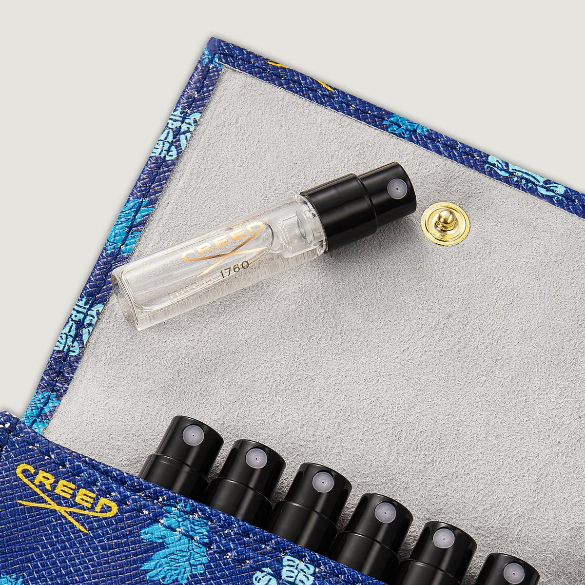 Leather Wallet Azul - Creed Boutique MX